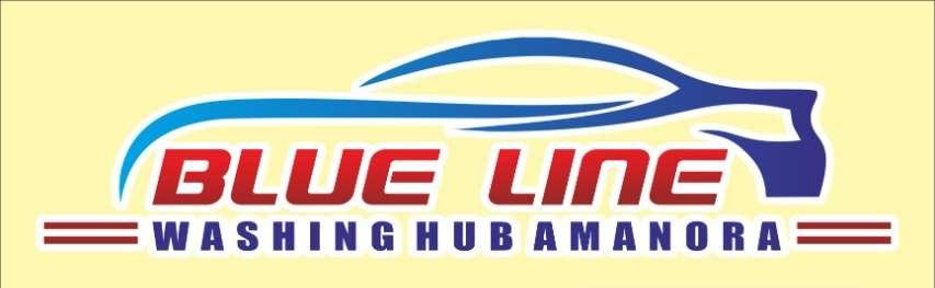 BLUE LINE WASHING HUB AMANORA || Digital Visiting Card